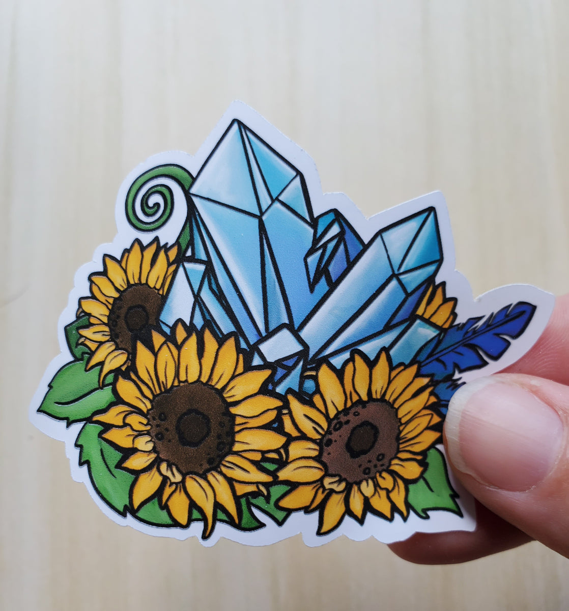 Sunfeather Crystal Sticker – Sunfeather Studio