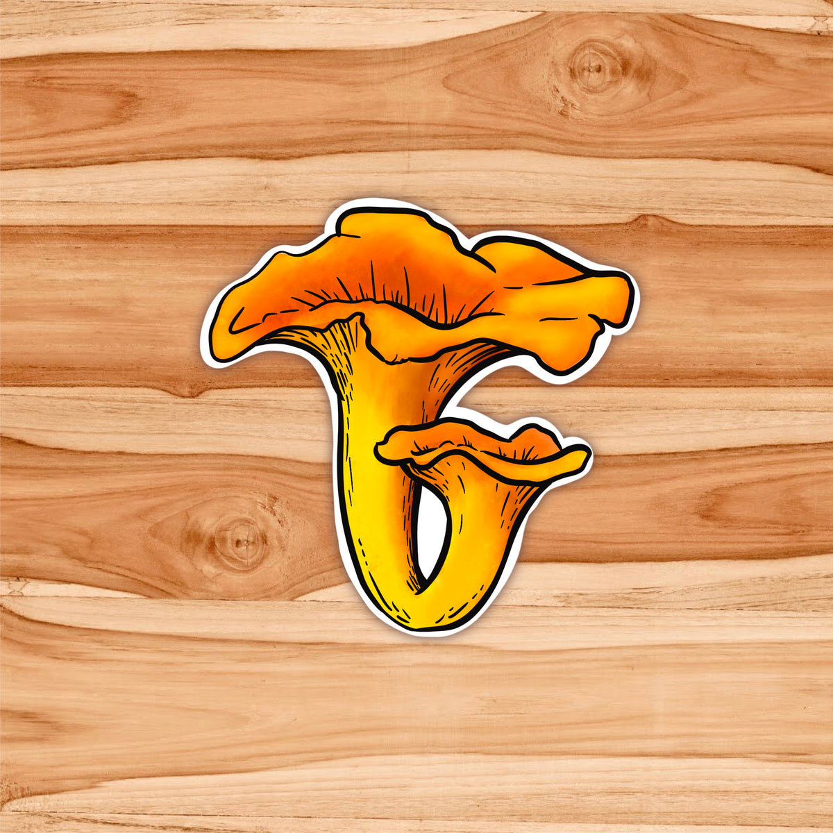Chantarelle Sticker – Sunfeather Studio